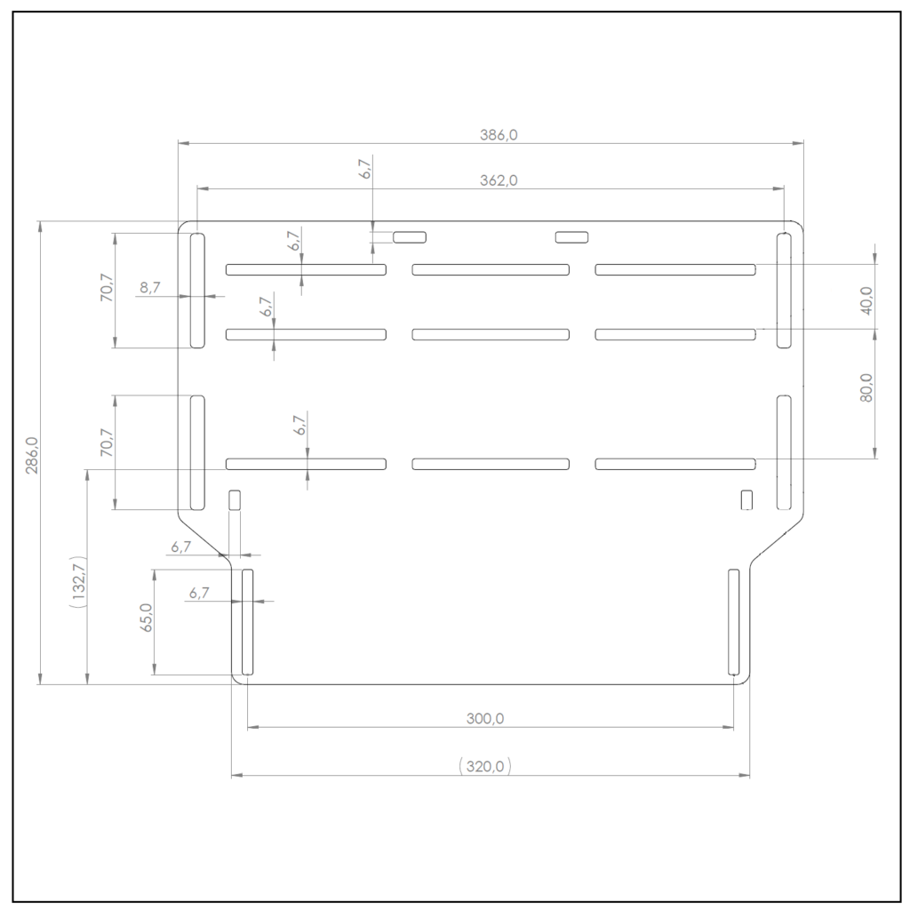 Pedal Base Plate · SIMGRADE°