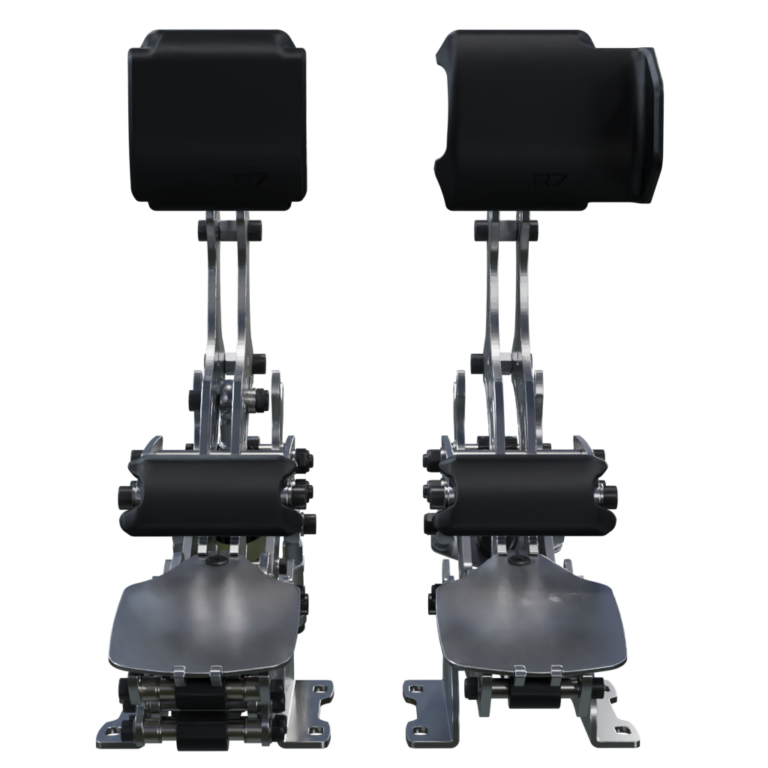 R7 pedal faces with throttle side support · SIMGRADE°